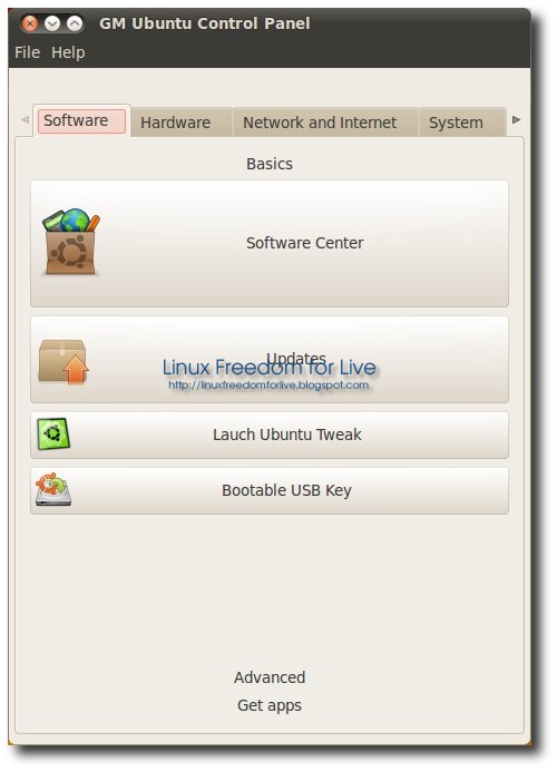 GM Ubuntu Control Panel (gmUCP) Pannello per la Gestione e ...